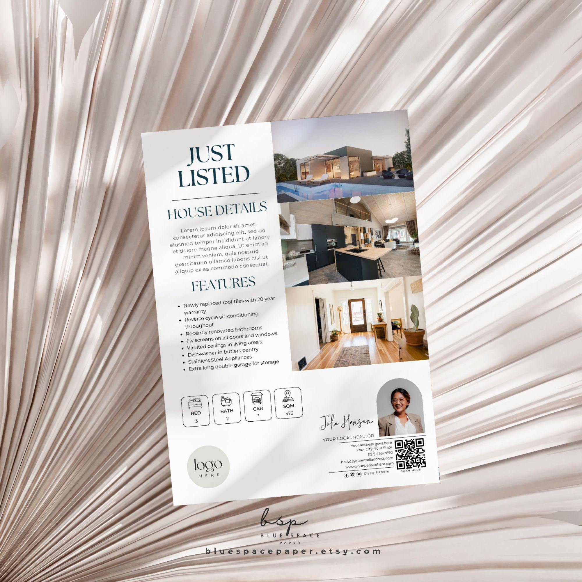 Property Management Flyers, Just Listed Flyer Real Estate Property ...