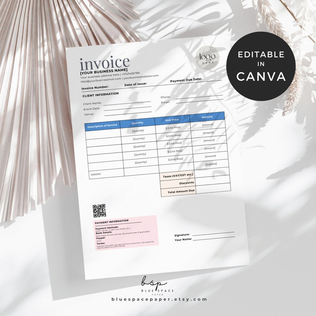 Create an Invoice, Blank Invoice Template, Create Your Own Invoice ...