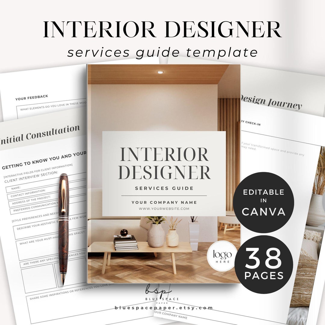 Client Welcome Packet for Interior Designers Template, Interior Design ...