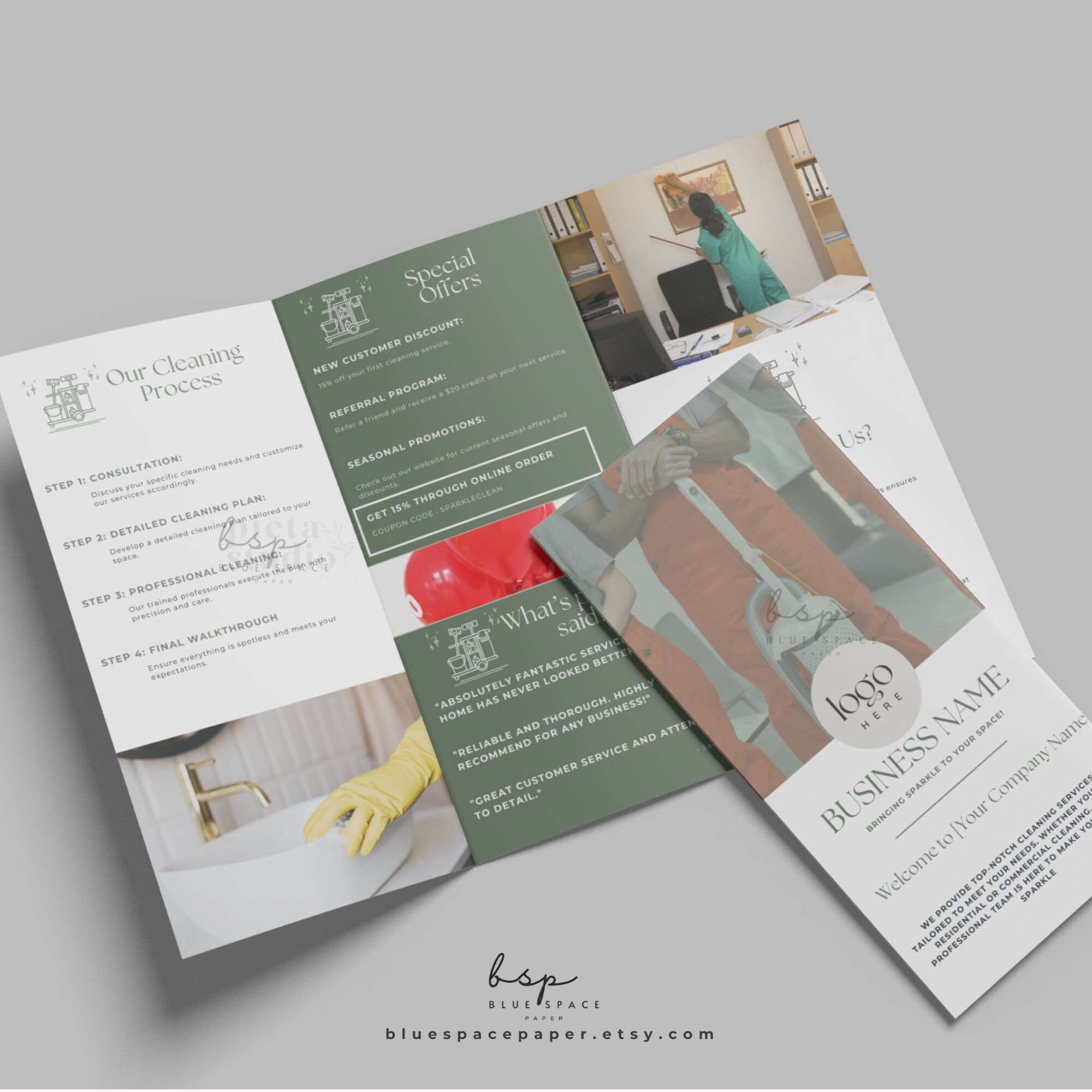 Commercial Cleaning Flyer, House Cleaning Flyer Template, DIY Flyer ...