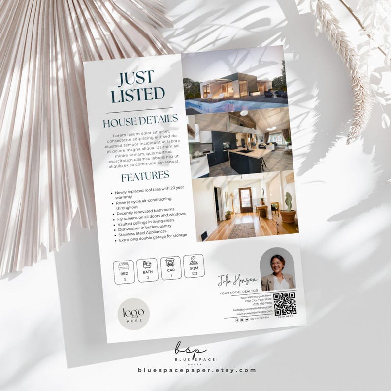 Property Management Flyers, Just Listed Flyer Real Estate Property ...