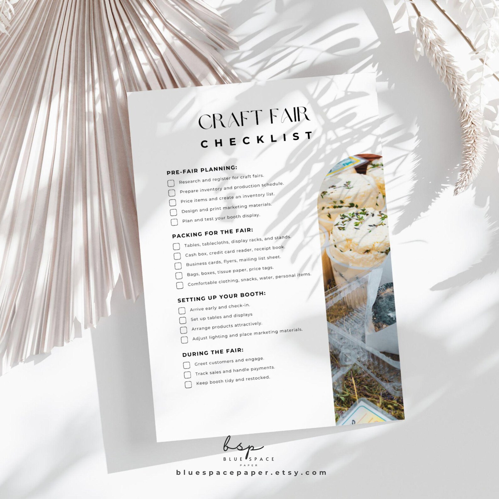 Craft Fair Checklist, Craft Show Checklist, Trade Show Planner, Craft ...