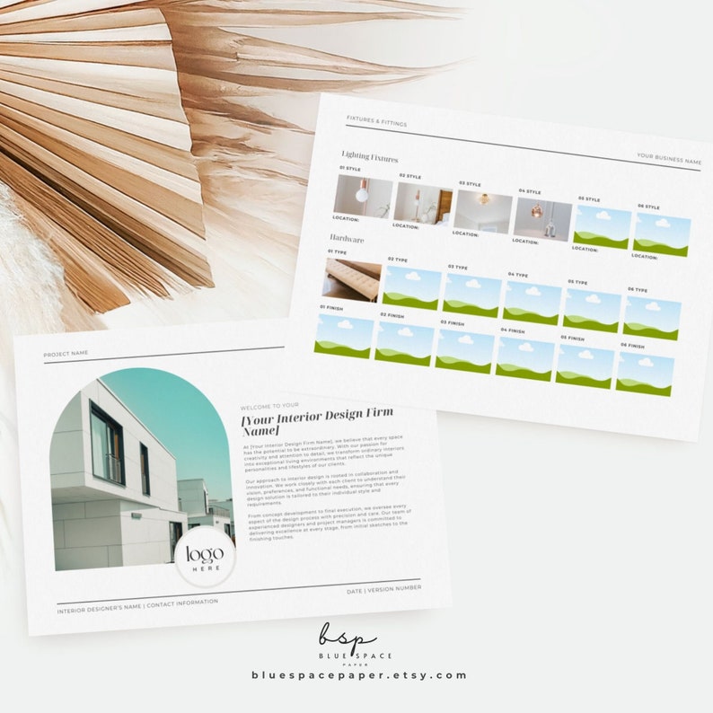 Interior Designer Finishes Template, Interior Design Presentation ...