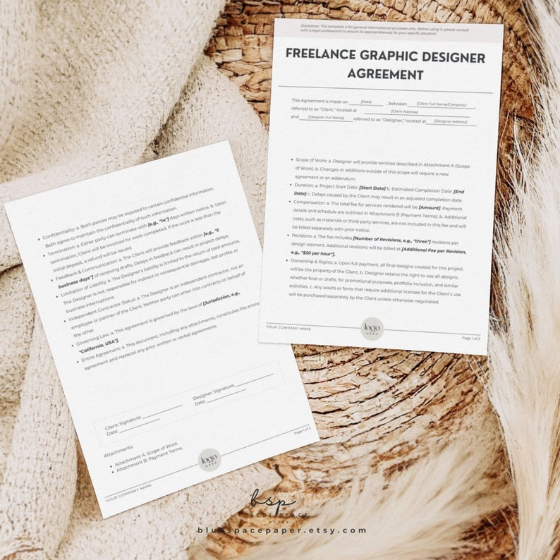 Freelance Graphic Designer Agreement, Graphic Design Services, Design ...