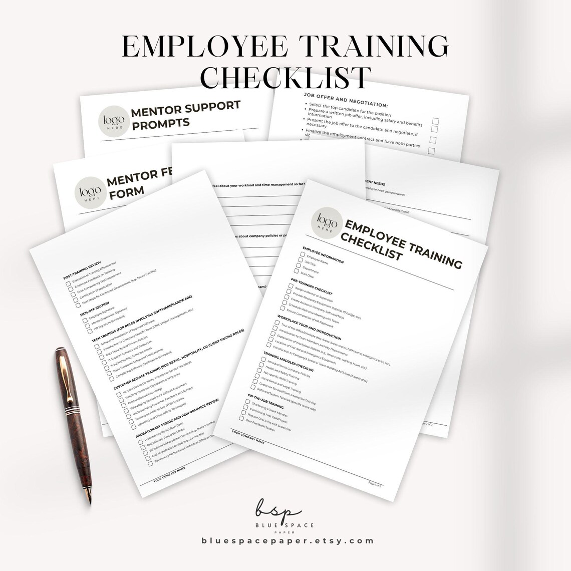Employee Training Checklist, New Hire Onboarding Checklist, Employee HR ...
