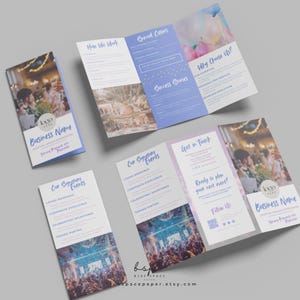 Event Planner Brochure, Event Planner Price List, DIY Flyer Template ...