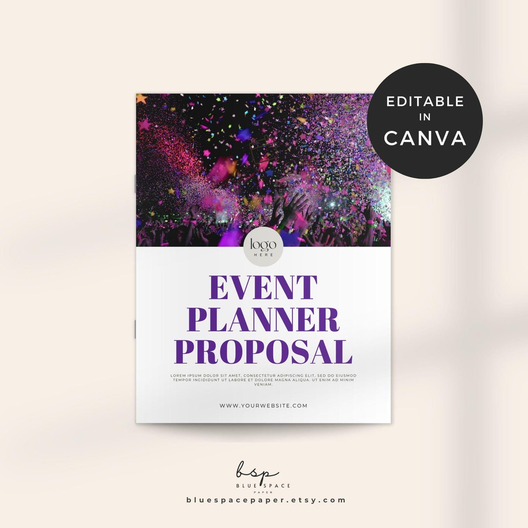 Event Planner Proposal Template, Event Management Template, Wedding ...