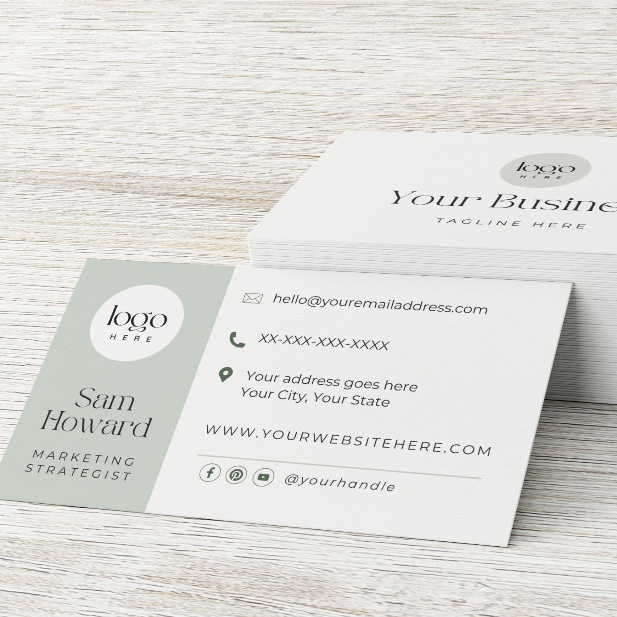 Professional Business Card, Financial Advisor Business Card, Consulting ...
