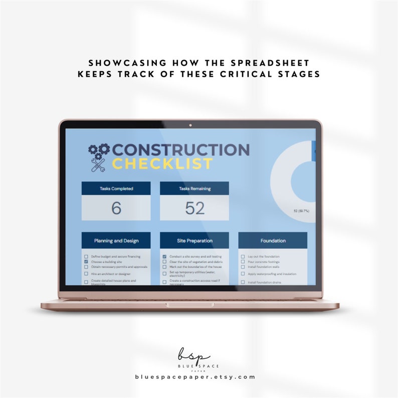 New Home Build Checklist, New Home Construction Checklist, Project ...