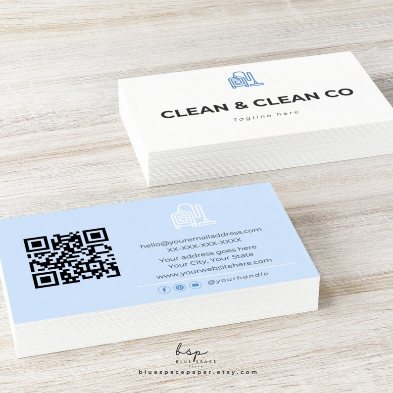 House Cleaning Business Cards, Cleaning Services Business Cards ...