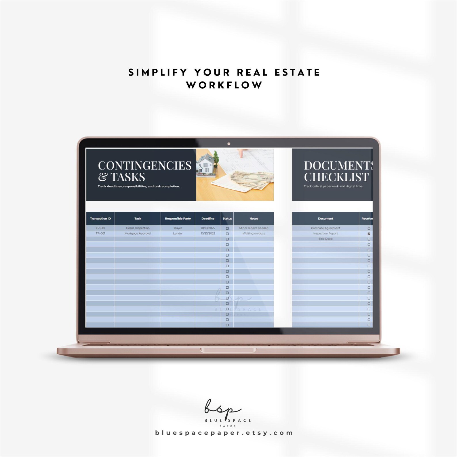 Real Estate Transaction Tracker Google, Property Agent Spreadsheet ...