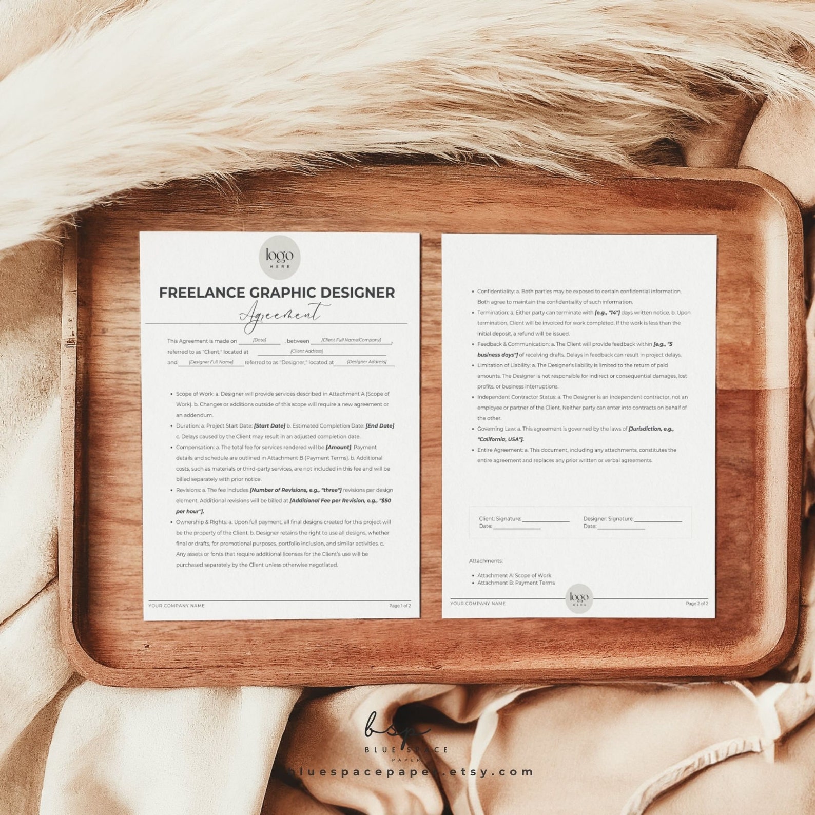 Graphic Design Contract Template, Freelance Graphic Designer Agreement ...