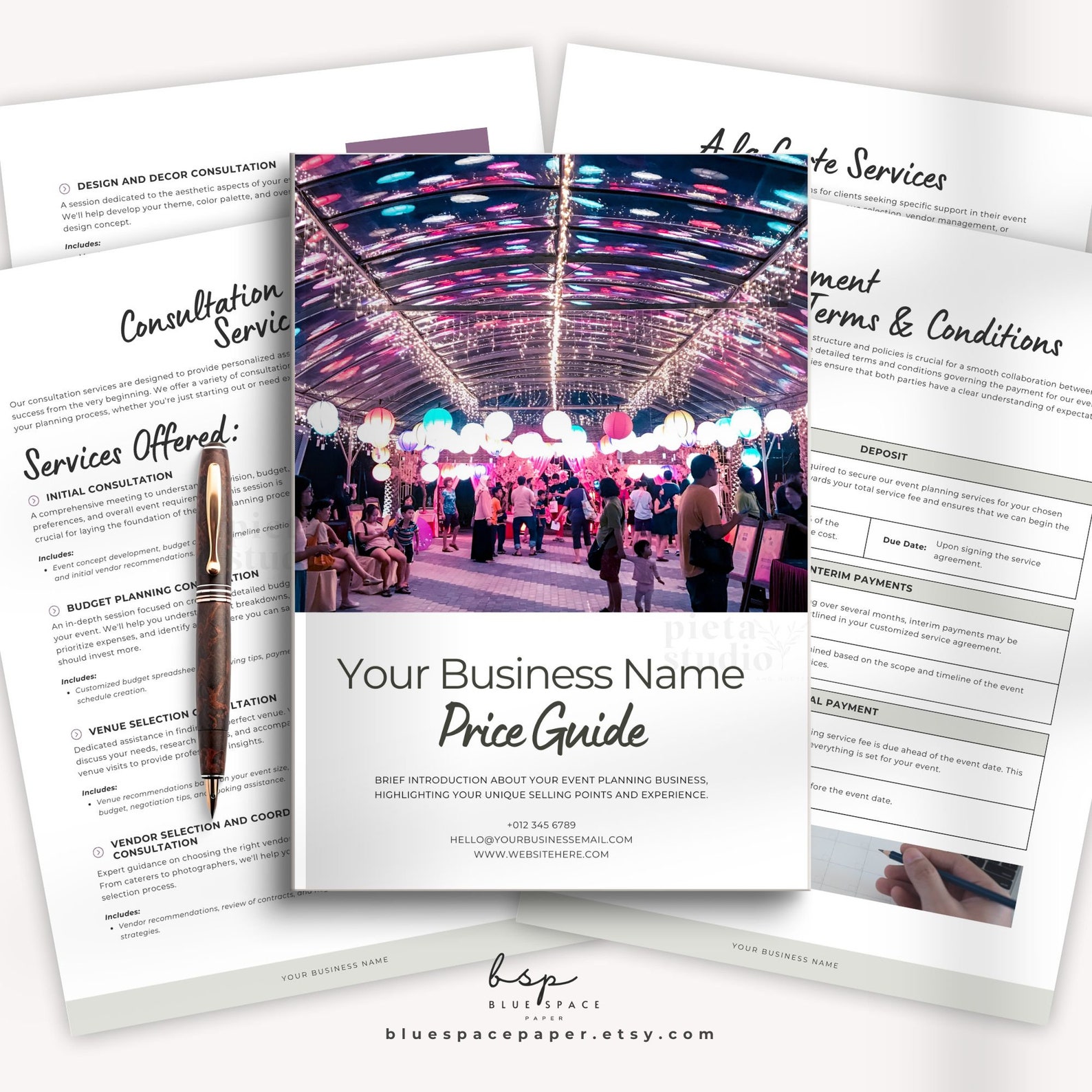 Event Planner Pricing Guide, Wedding Planner Price List, Wedding Price ...
