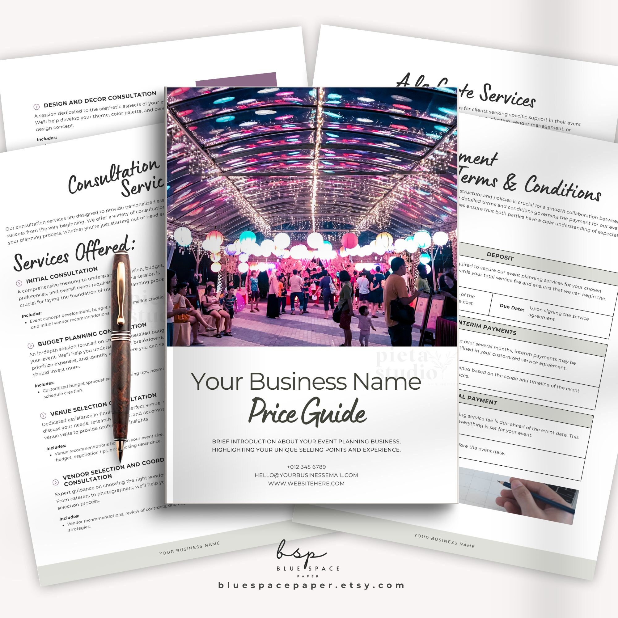 Event Planner Pricing Guide, Wedding Planner Price List, Wedding Price ...