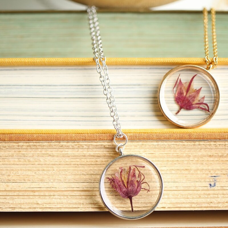 Botanical Necklace - Etsy