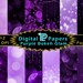 Purple Glitter Bokeh Digital Paper // Glam // Digital Background ...