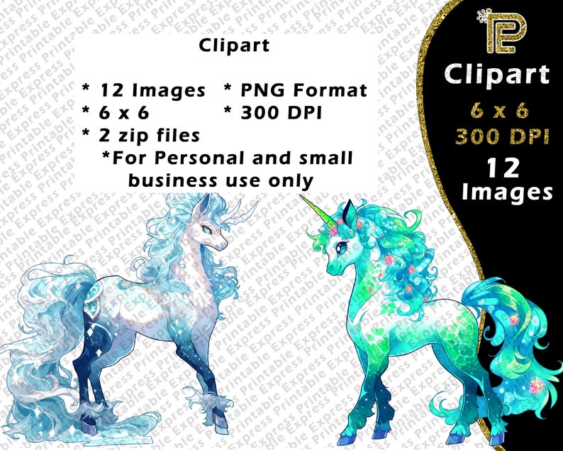 Unicorn Clipart // Unicorn PNG Clipart // Clip Art // Transparent ...