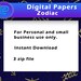Zodiac Sign Digital Paper // Astrology Digital Paper Pack ...