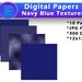 Navy Blue Texture Digital Paper Pack // Clipart // Instant Download ...
