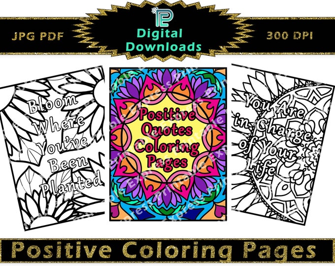 Floral Spring Coloring Page: Adult Printable (digital Download) - Etsy ...