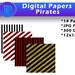 Pirate Digital Paper // Pirate Themed // Digital Papers // Digital ...