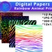 Rainbow Animal Print Digital Paper // Digital Paper // Digital ...