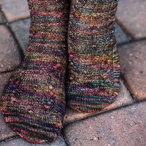Follow Your Path Sock Pattern by Crazy Sock Lady Designs PDF - Etsy
