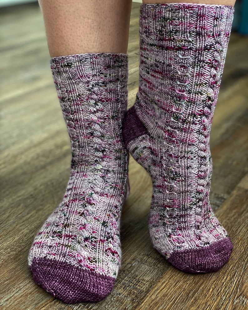 Morning Walk Socks by Crazy Sock Lady Designs PDF Pattern - Etsy