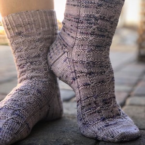 Whispers in the Wind Socks, Sock Pattern by Crazy Sock Lady Designs ...