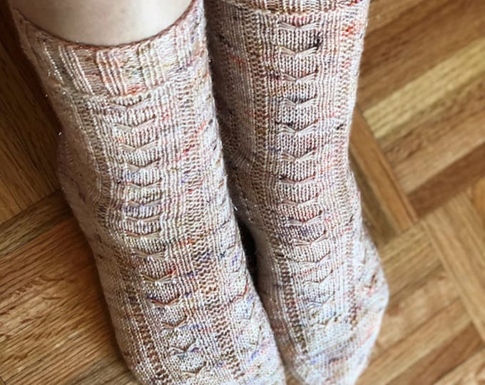 Vanilla Socks on Dpns PDF Pattern by Crazy Sock Lady Designs - Etsy Canada