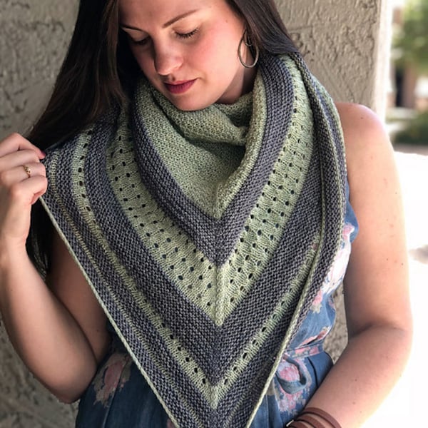 Knit Shawl Pattern - Etsy
