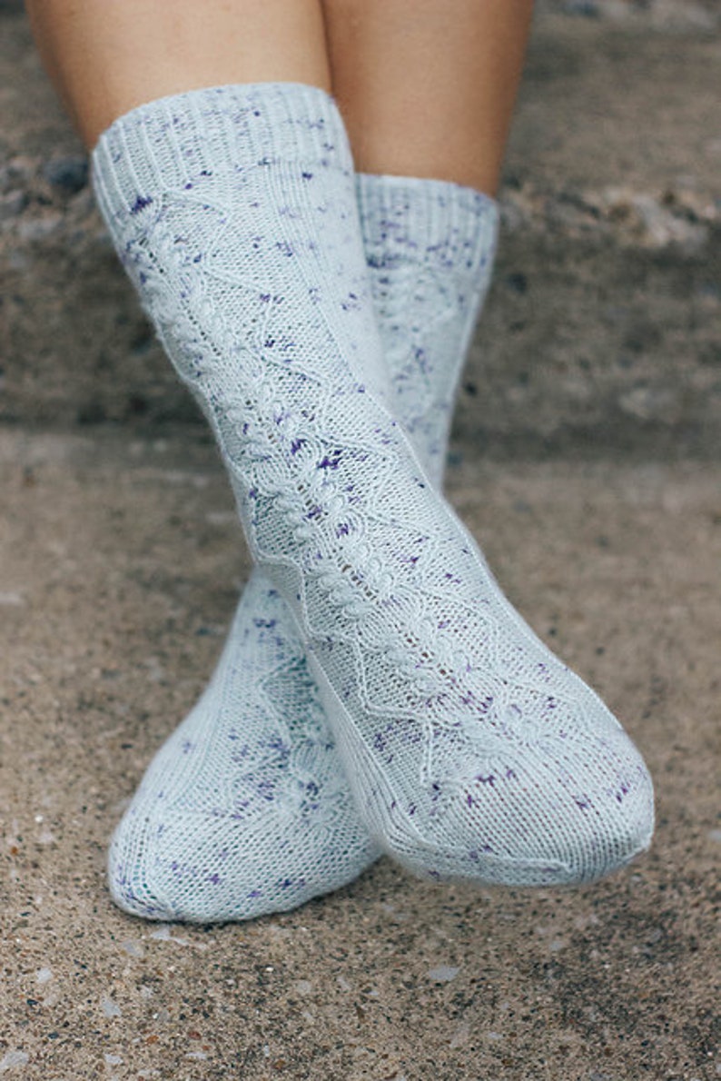 Whimsical Sock Knitting Pattern by Crazy Sock Lady Designs - Etsy New ...