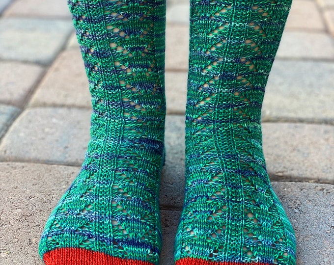 Vanilla Socks on Magic Loop PDF Pattern by Crazy Sock Lady Designs - Etsy