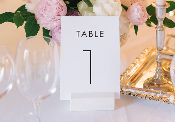 Printable Table Numbers Wedding Table Numbers Table Number | Etsy