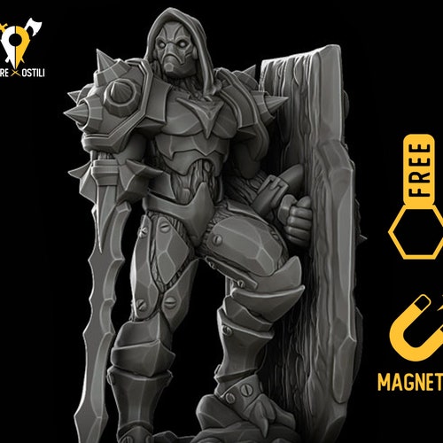 Warforged Assassin Miniature for Dungeons and Dragons - Etsy