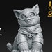 Cat Shapeshifter Familiar Wizard Miniature Dungeons and Dragons ...