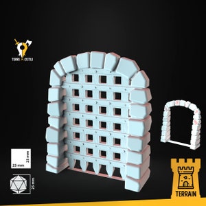 Portcullis Closed Gate Dungeon Scenery Dungeons and Dragons Terrain ...