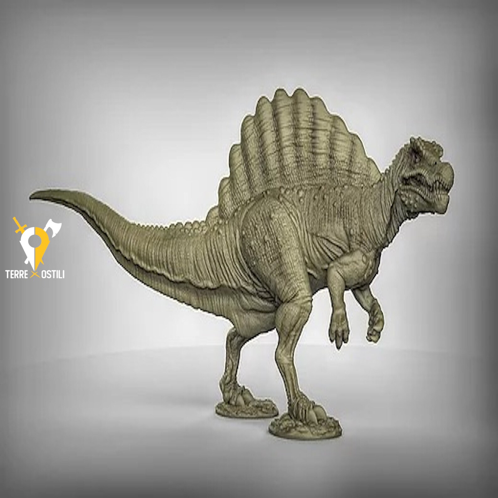 Spinosaurus Dinosaur Miniature 3d Compatible With Dungeons and | Etsy