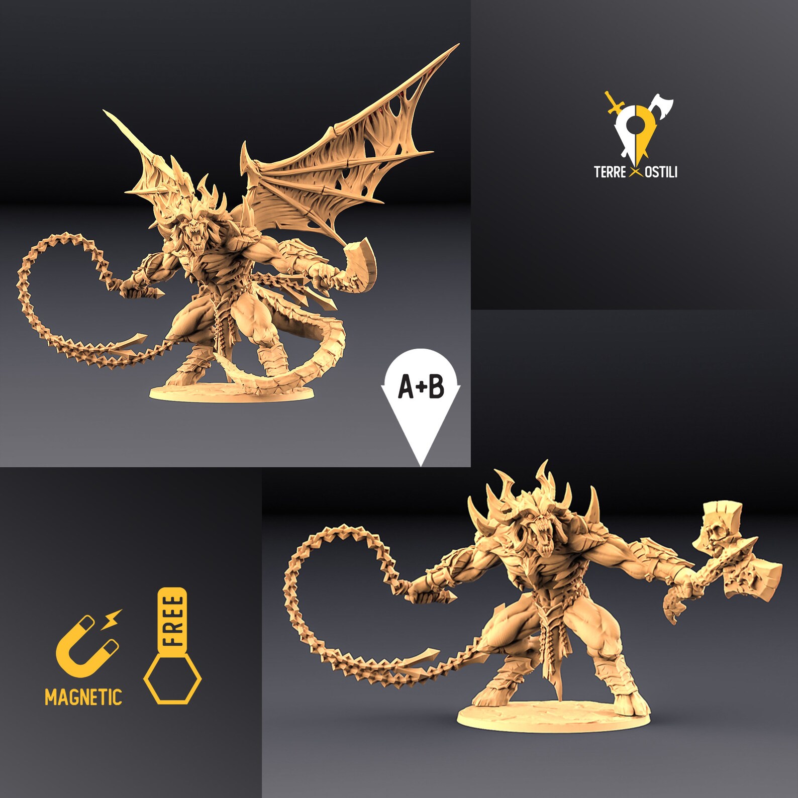 Balor miniature balrog Dungeons and dragons DnD Age of | Etsy