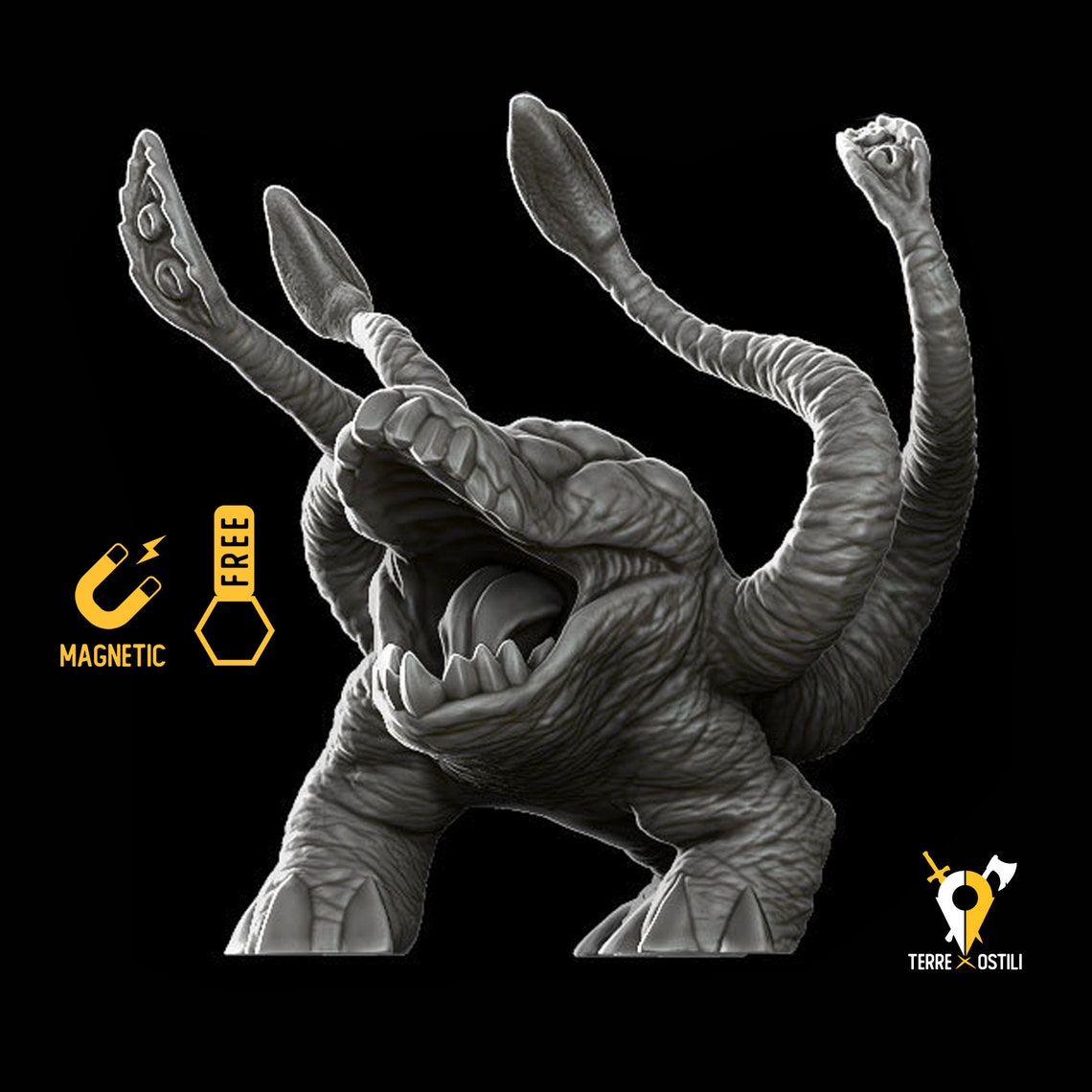 Otyugh Miniature Dungeons and Dragons Dnd Boardgame - Etsy