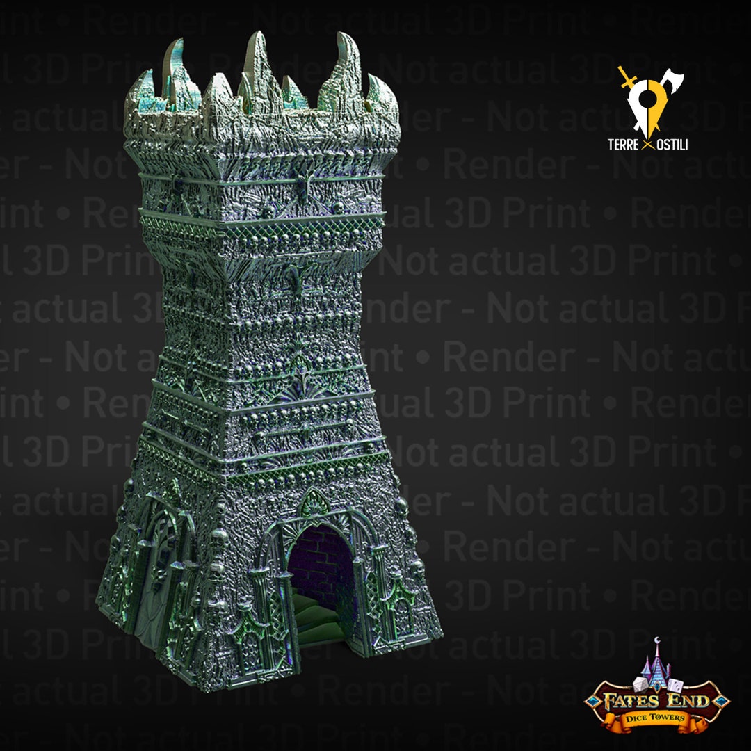 Necromancer Undead Dice Tower Dnd, Dungeons and Dragons , Pathfinder ...