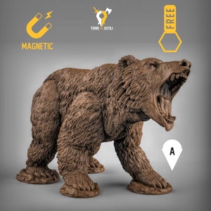 Bear Forest Animal Miniature Dungeons and Dragons Dnd - Etsy