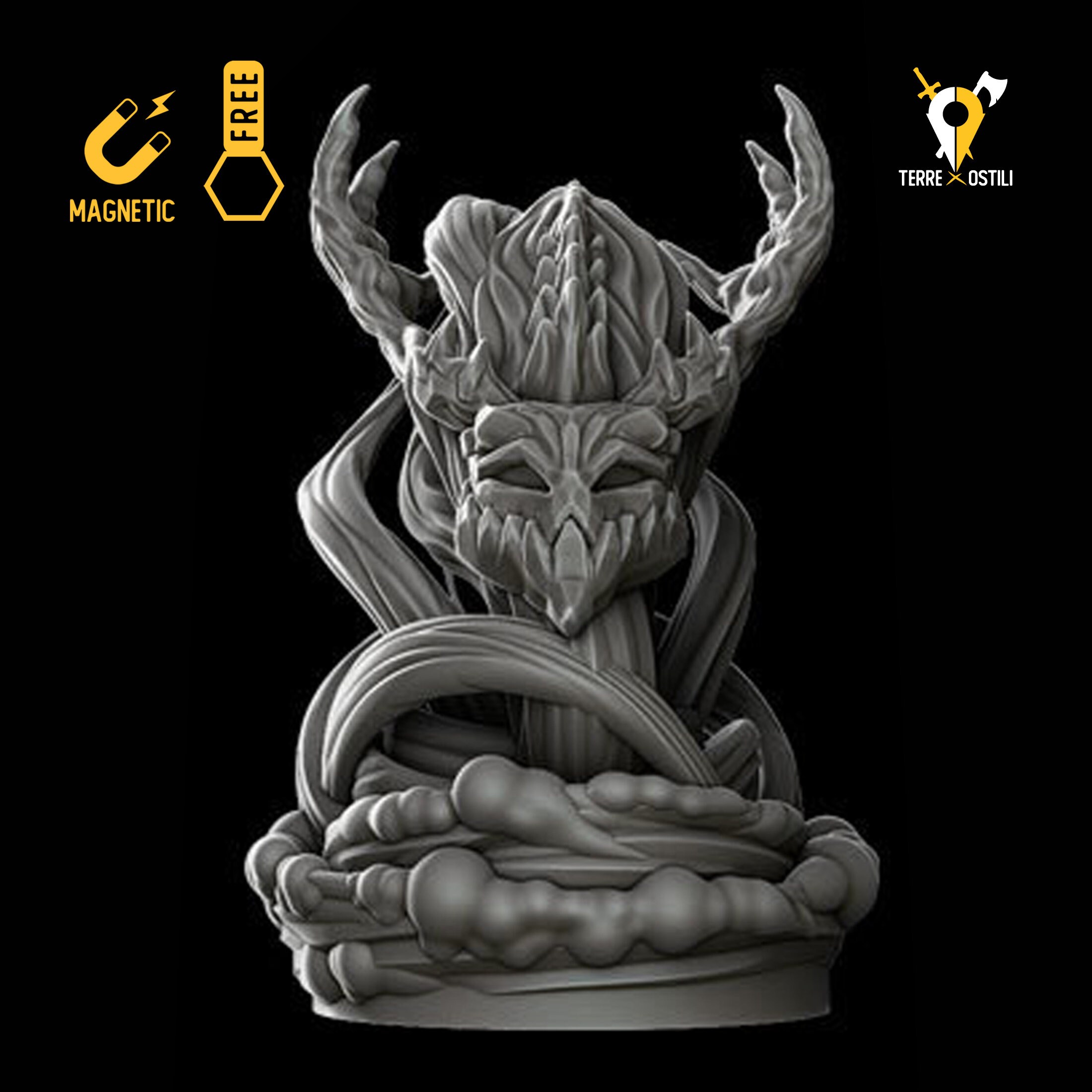 Toys & Games Role Playing Miniatures 5e Fire Elemental for Dungeons and ...