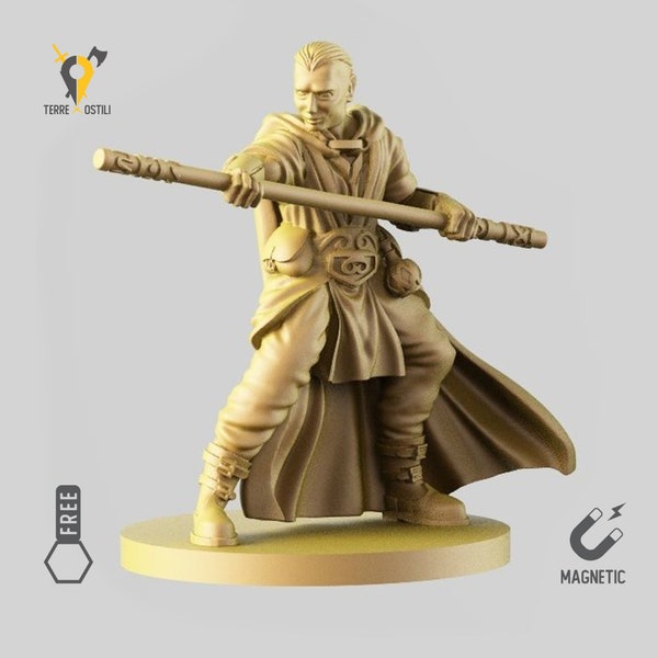 Dnd Human Monk Miniatures - Etsy