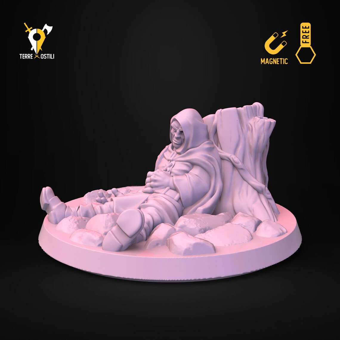 Dead Bandit Corpse Miniature Dungeons and Dragons Pathfinder | Etsy