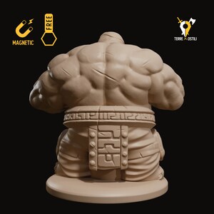 Dwarf Boxer Wrestler Miniature 3d Compatible With Dungeons and Dragons ...