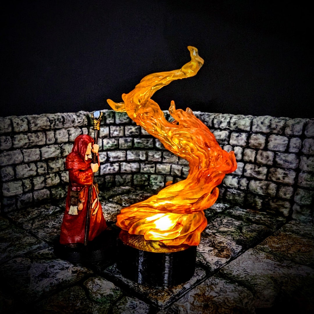 Flame Water Air Tornado Flame Strike Elemental Miniature Flickering LED ...