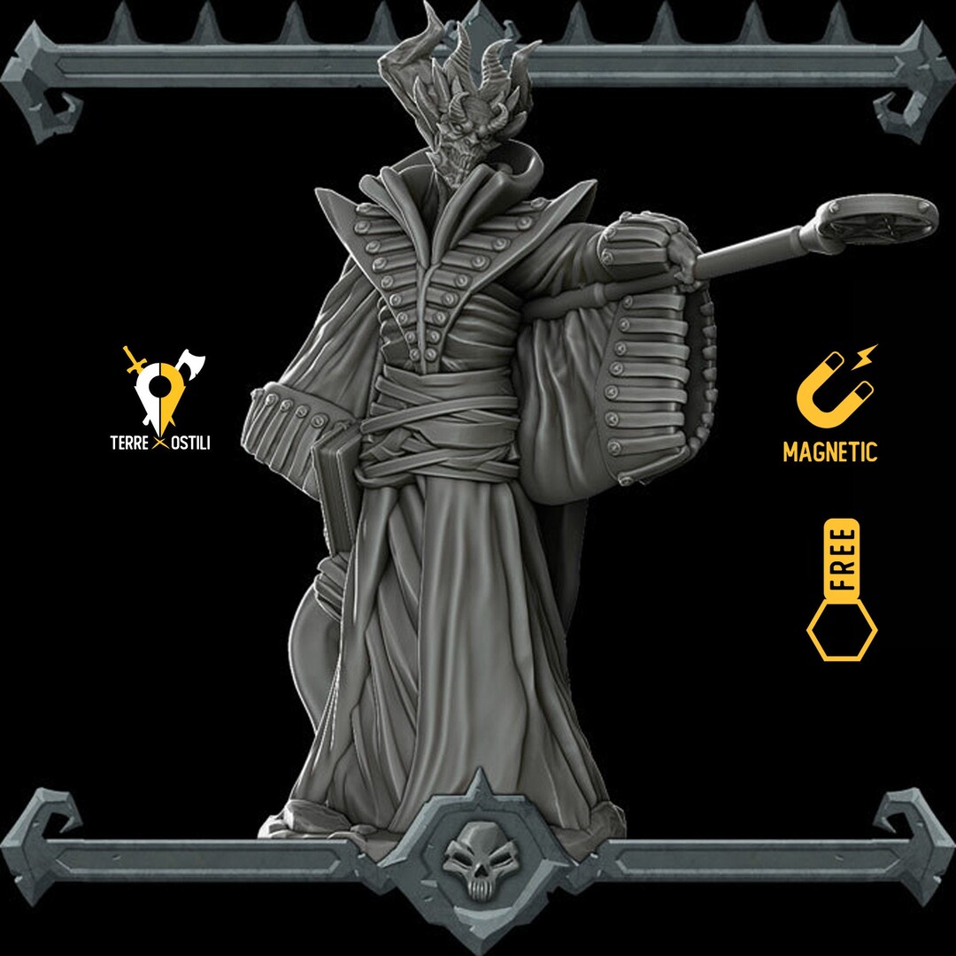 Asmodeus Devil Patron Miniature Pathfinder, Dnd, Dungeons and Dragons ...