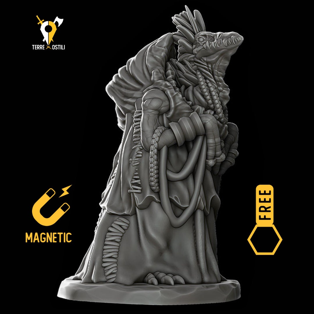 Skeksi Old Kenku Miniature Compatible With Dungeons and - Etsy