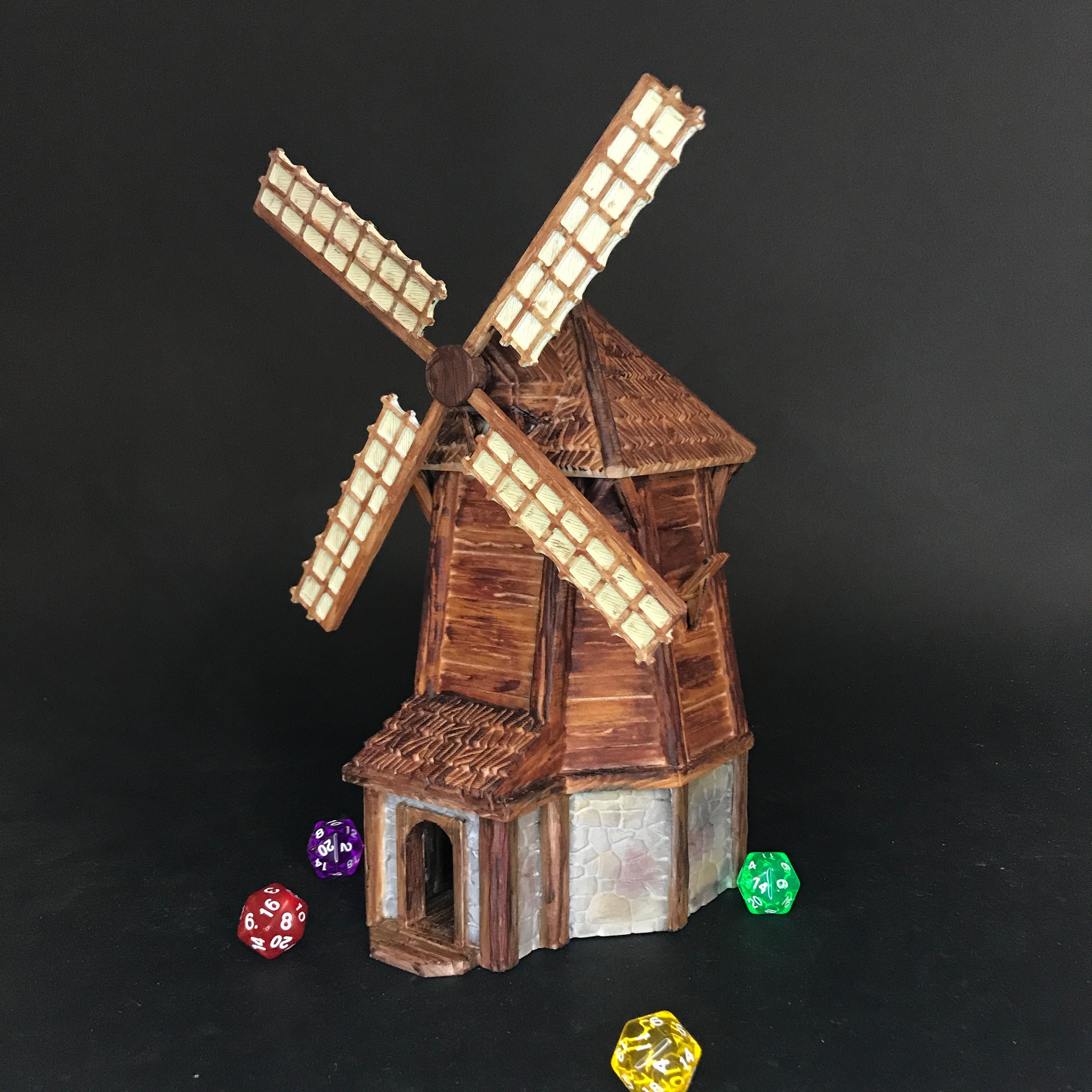 Medieval Windmill Drawing